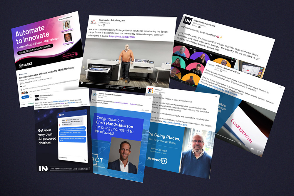 10 Social Media Post Ideas for B2B Companies - IN2communications